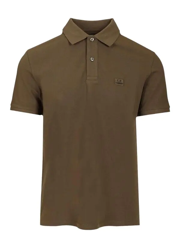 C.P. COMPANY C. P. Company Short Sleeve Polo Shirt - Brown