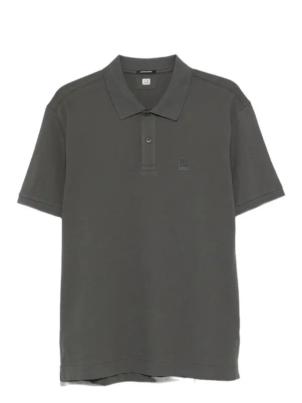 C.P. COMPANY C. P. Company Short Sleeve Polo Shirt - Grey