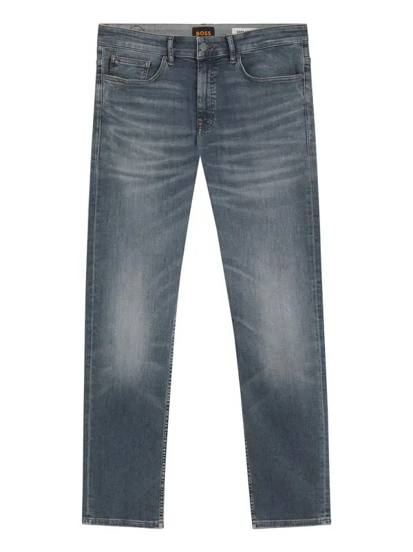 BOSS Slim-fit Stretch-cotton Jeans - Grey