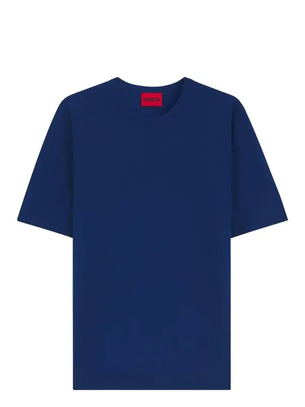 Hugo Slim-fit Knit T-shirt - Light Blue