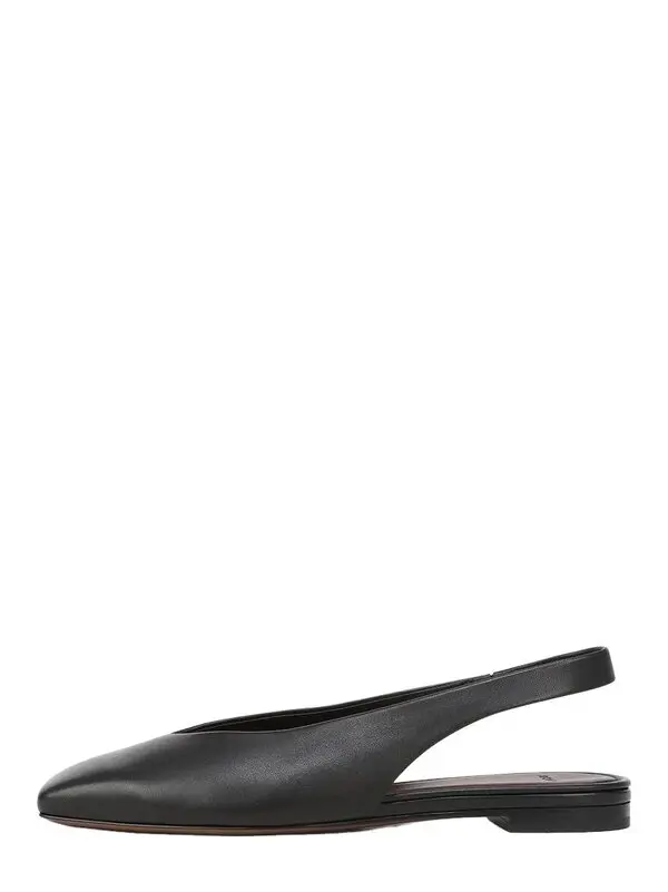 Vince Darlina Leather Slingback Flat - Black