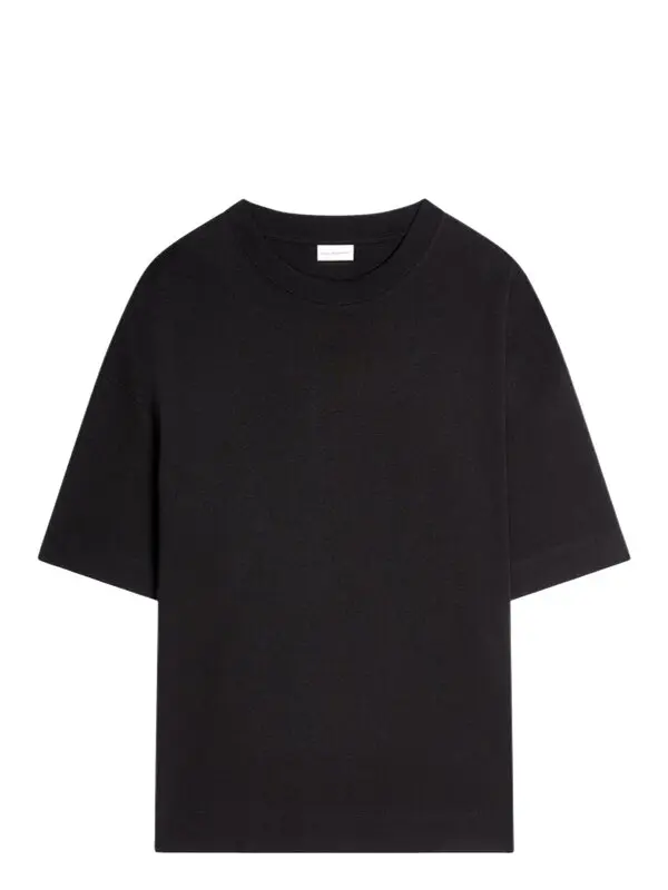 Dries Van Noten Heavy Jersey Short-sleeve T-shirt - Black