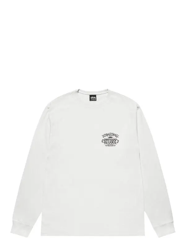 StÜssy Worldwide Pigment Dyed Long-sleeve Tee - Tan
