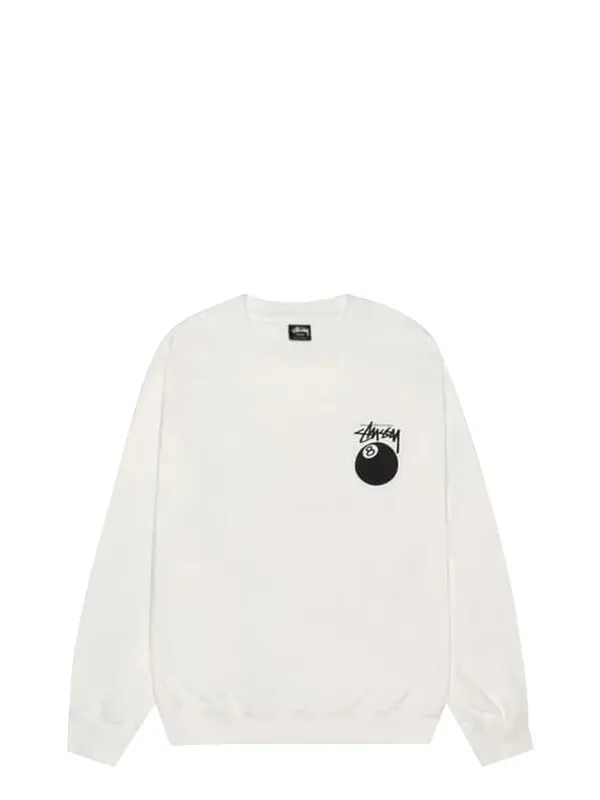 StÜssy 8 Ball Pigment Dyed Crew 'natural 2 - Tan