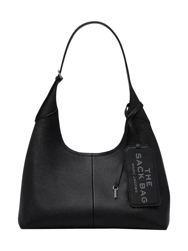 Marc Jacobs The Belted Sack Leather Bag - Black
