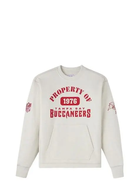 OVO X Nfl Tampa Bay Buccaneers Crewneck Sweatshirt - Gray
