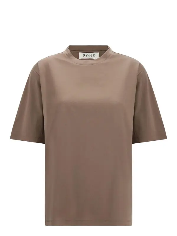 RÓHE Oversized T-shirt - Brown