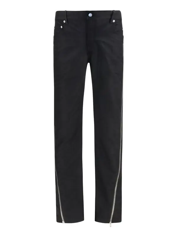 Rick Owens Vega Jeans With Side Zip - Black