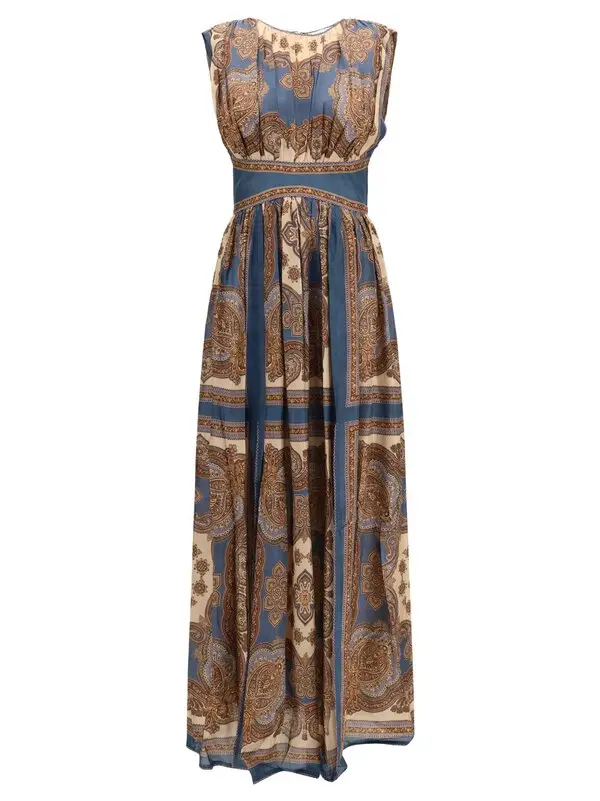 Zimmermann Mahon Silk Maxi Dress - Multicolour