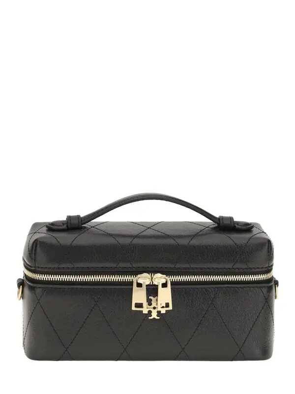 Tory Burch Charlie Beauty Case - Black