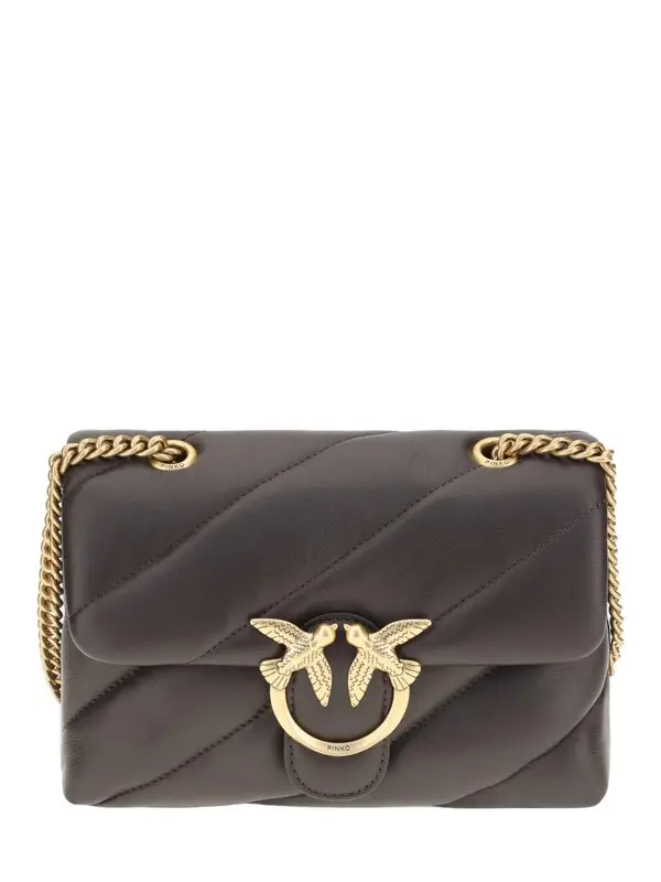 Pinko Love Mini Puff Shoulder Bag - Brown
