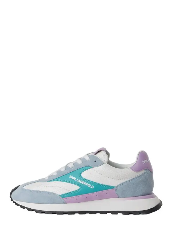 KL JEANS Kairo Mixed-material Lace-up Sneakers - Multi