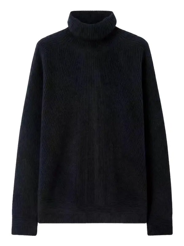 RETORI Ribbed-knit Cashmere Sweater - Blue