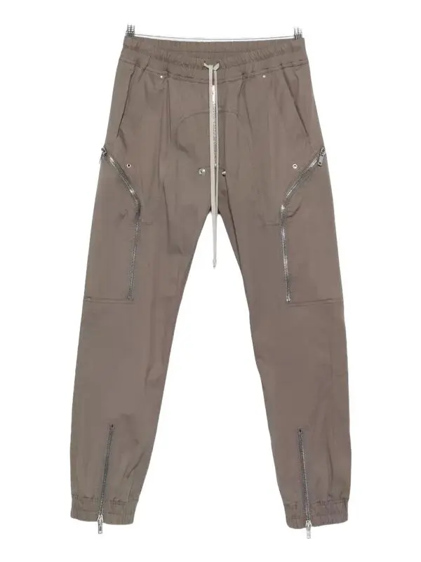 Rick Owens Heizer Drawstring Cargo Pants - Grey