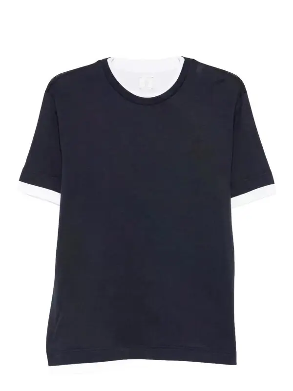 Eleventy Round Neck T-shirt - Blue