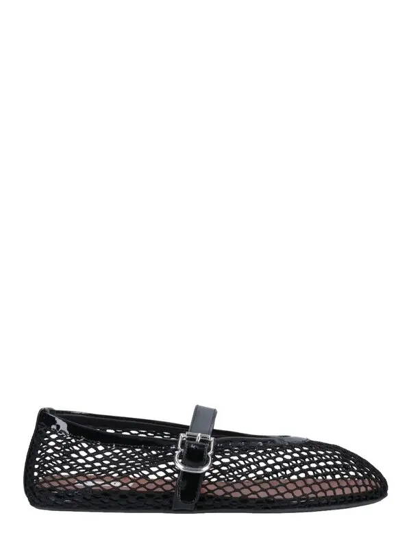 Alaïa Mesh Ballerinas - Black