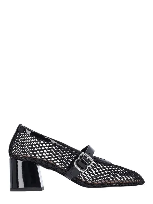 Alaïa Mary Jane Mesh Pumps - Black