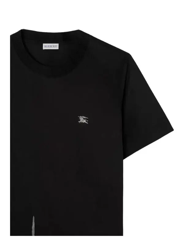 Burberry Knight Jewel Cotton T-shirt - Black