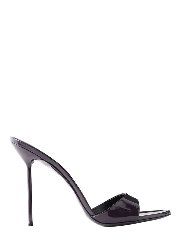 Paris Texas Lidia 105 Patent Leather Mules - Violet