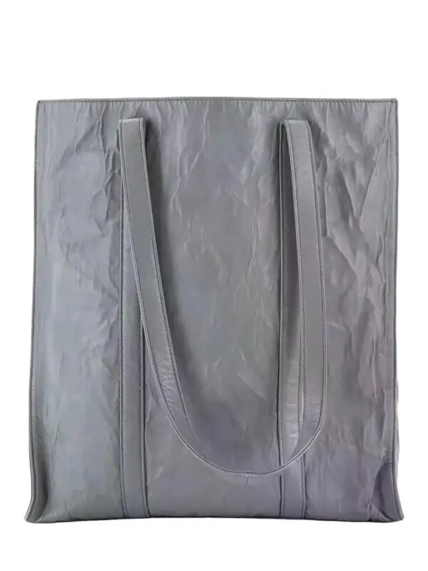 Prada Nappa Antique Small Tote Bag - Grey