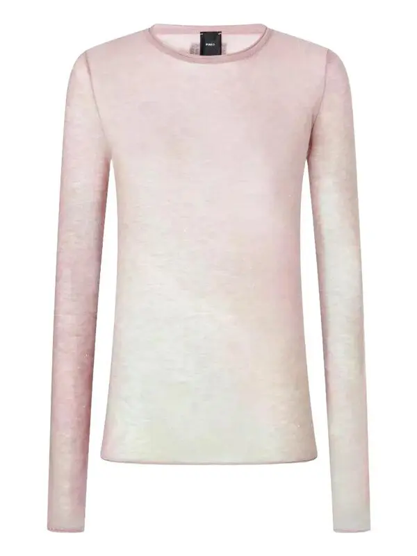 Pinko Sequin-embellished Long-sleeve Top - Pink