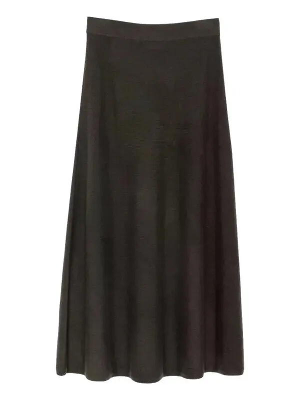 LISA YANG Torie Midi Skirt - Brown