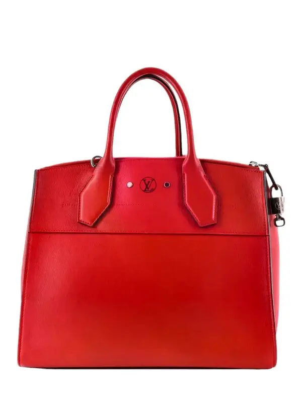 LOUIS VUITTON City Steamer Handbag - Red