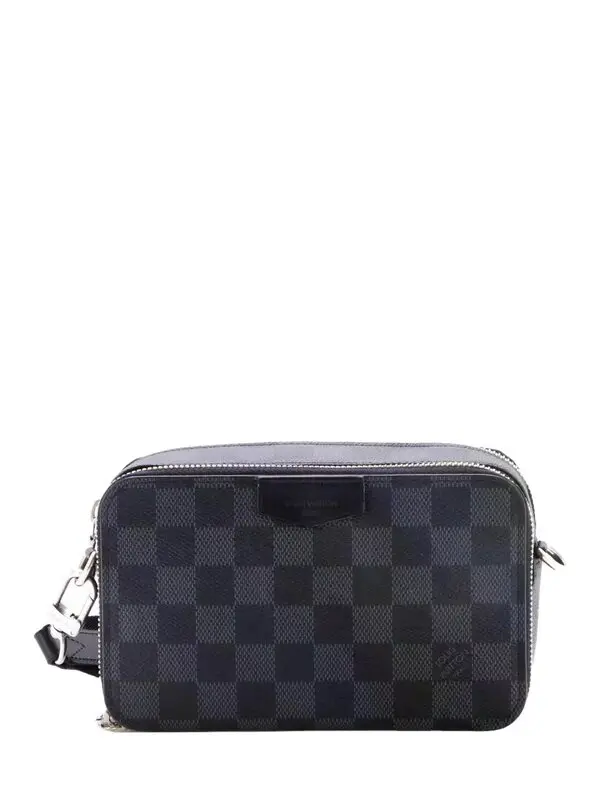 LOUIS VUITTON Alpha Wearable Wallet Damier Graphite Crossbody Bag - Black