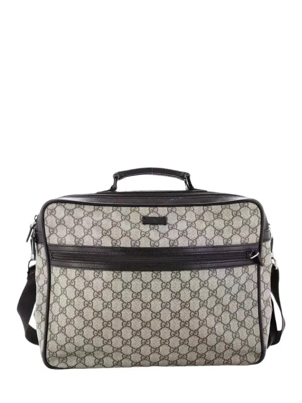 Gucci Gg Coated Canvas Camera Bag - Brown