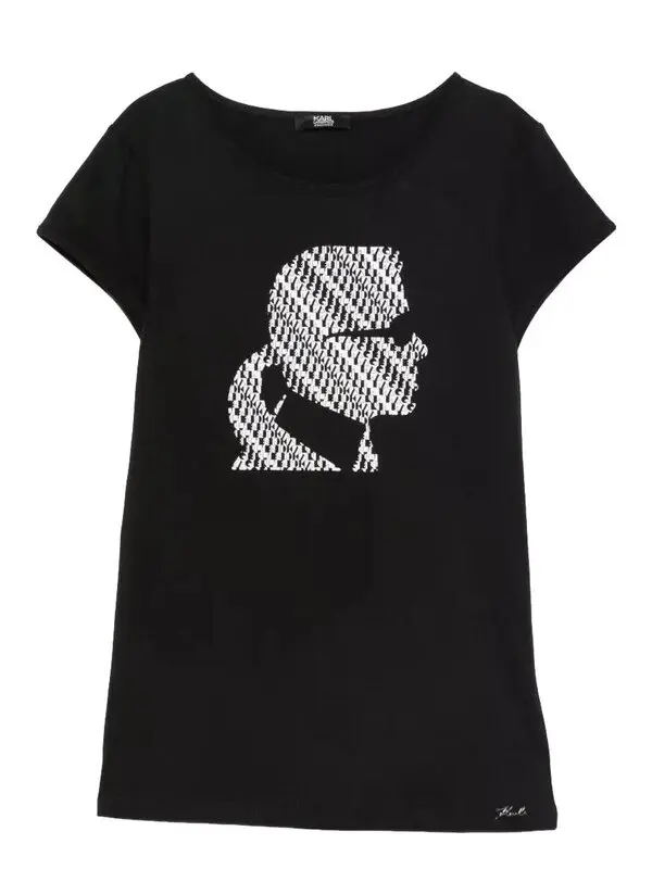 Karl Lagerfeld Graphic Print T-shirt - Black