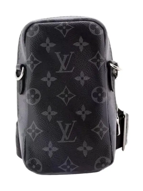 LOUIS VUITTON Double Phone Pouch Nm Crossbody Bag - Black