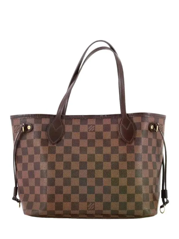 LOUIS VUITTON Damier Pm Tote Bag - Brown