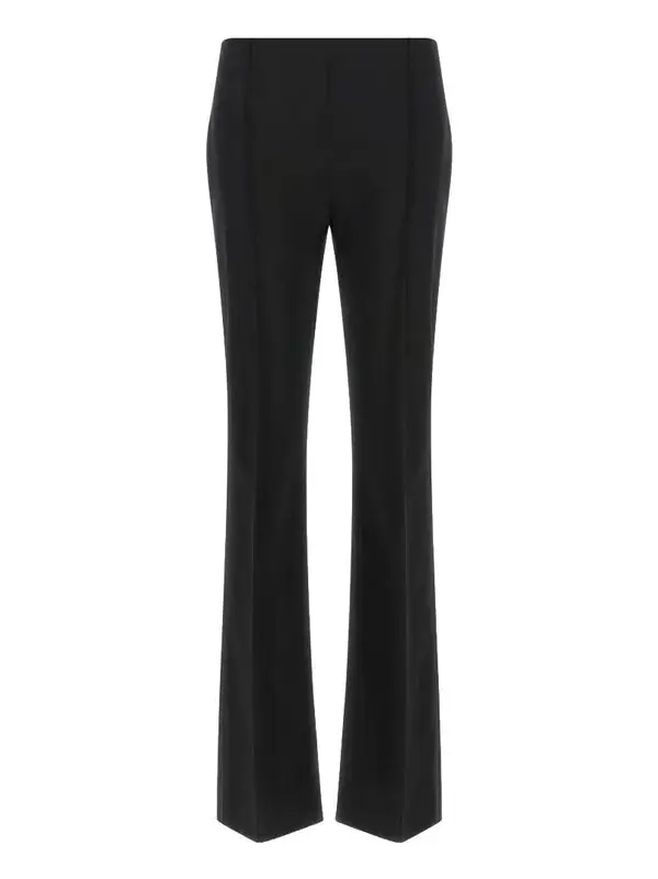 THE ROW Fabien Pressed-crease Trousers - Black