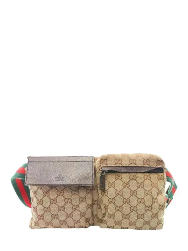 Gucci Gg Canvas Body Bag - Neutrals