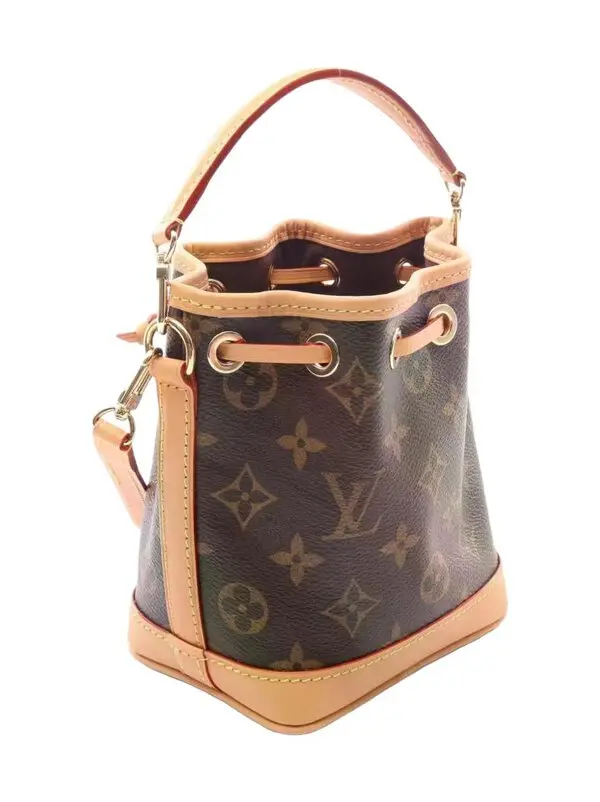 LOUIS VUITTON Monogram Mini Bucket Bag - Brown