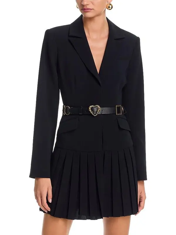 Cinq À Sept Belted Saule Dress - Black