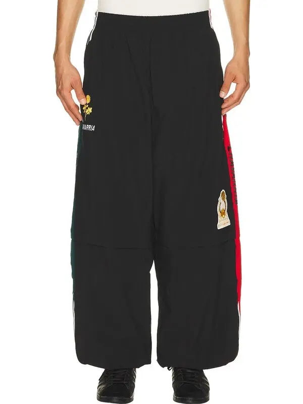 ADIDAS ORIGINALS X Willy Chavarria Oversized Anthem Track Pant - Black