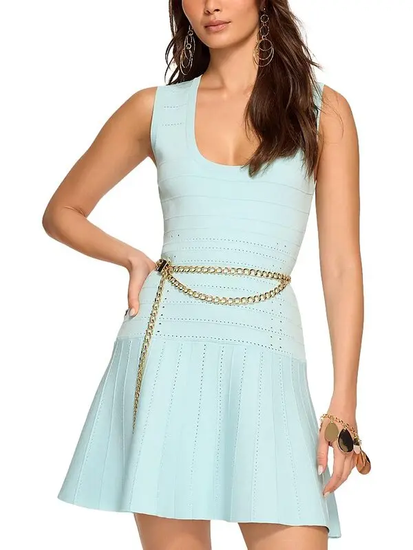 Ramy Brook Anika Knit Dress - Blue Breeze