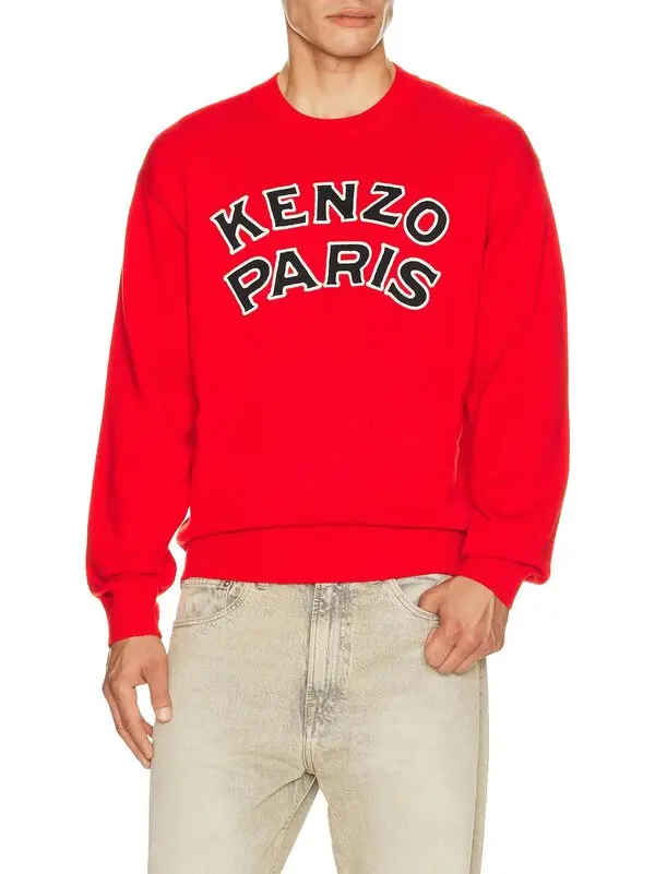 Kenzo Emblem Jumper - Cherry