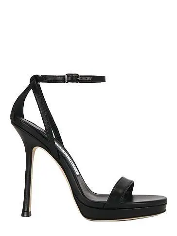 JIMMY CHOO Moza Pf 120 Stiletto Sandal - Black