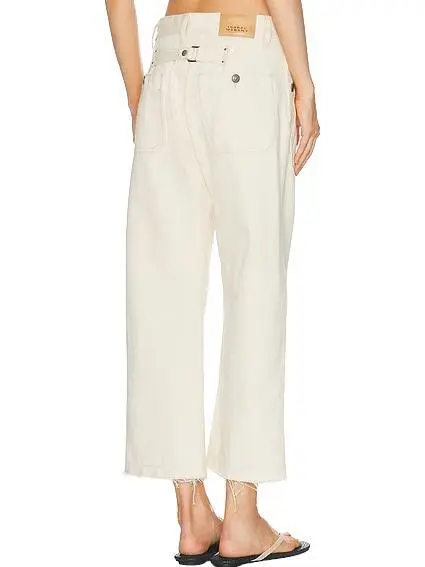Isabel Marant Étoile Ermina Canvas Pants - Ecru