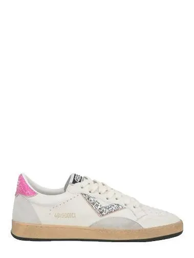 4B12 Leather Sneakers - White