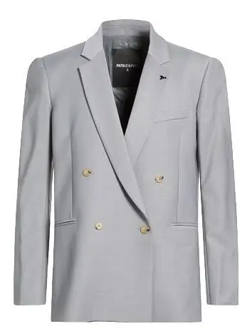 Patrizia Pepe Blazer Size Polyester, Virgin Wool, Elastane - Grey