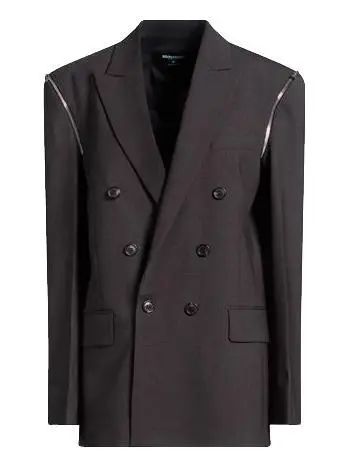 Dsquared2 Wool Double-breasted Blazer - Grey