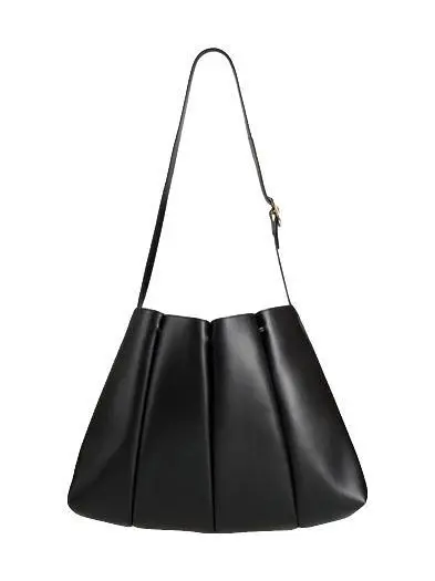 THEMOIRE Helena Gathered Maxi Shopper Bag - Black