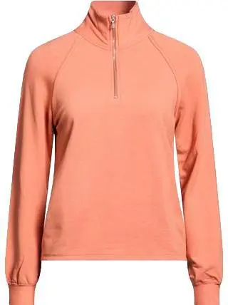 Majestic Filatures Half-zip Sweatshirt - Orange