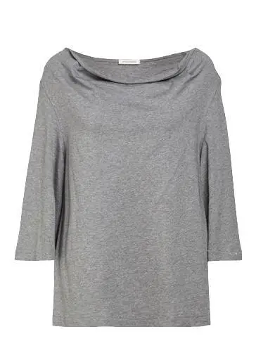 BY MALENE BIRGER Organic Cotton 3/4 Sleeve T-shirt - Grey