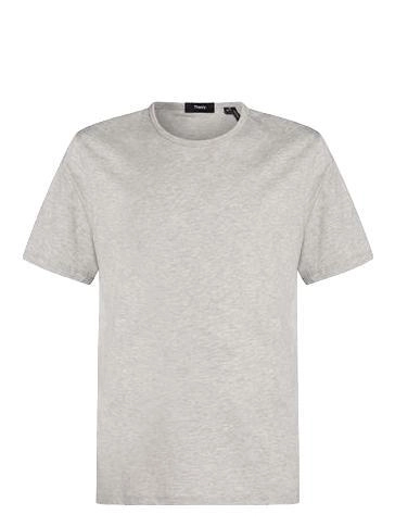Theory T-shirt Size Cotton - Light Grey
