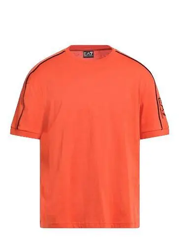 EA7 T-shirt Size Cotton - Orange