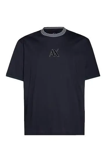 Armani Exchange T-shirt Midnight Size Cotton - Blue